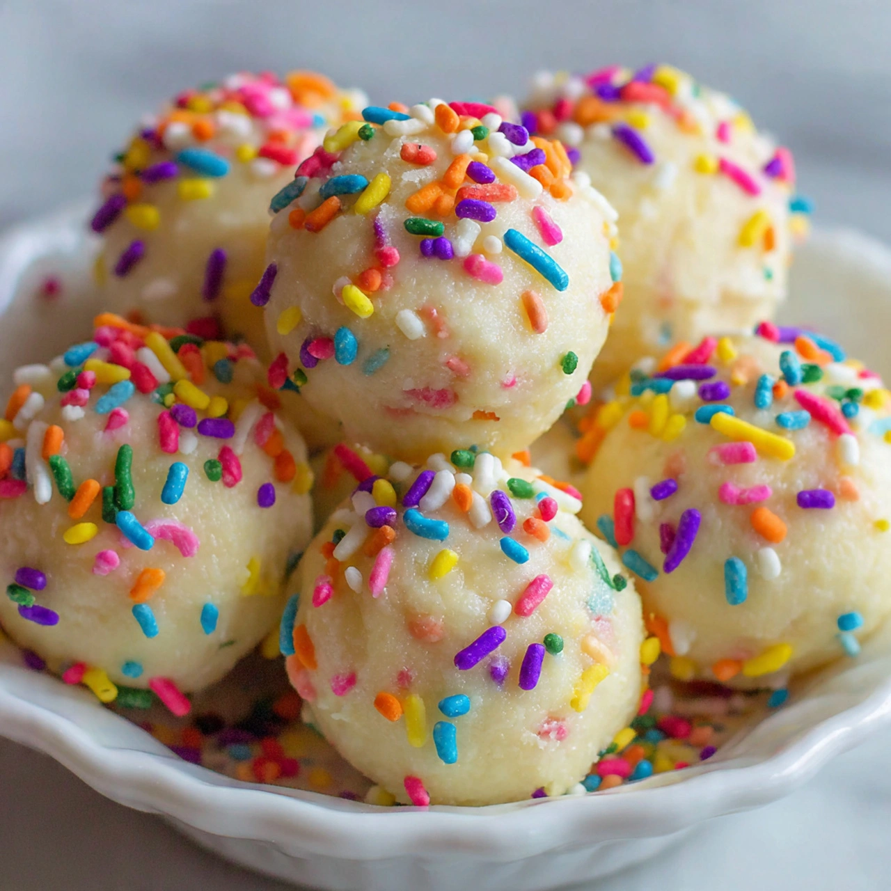 Funfetti Cake Batter Truffles with Sprinkles – mommealsdaily.com