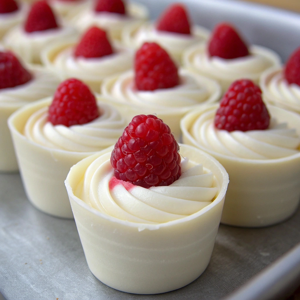 Raspberry White Chocolate Mousse Cups – Fluffy, silky mousse with tart ...