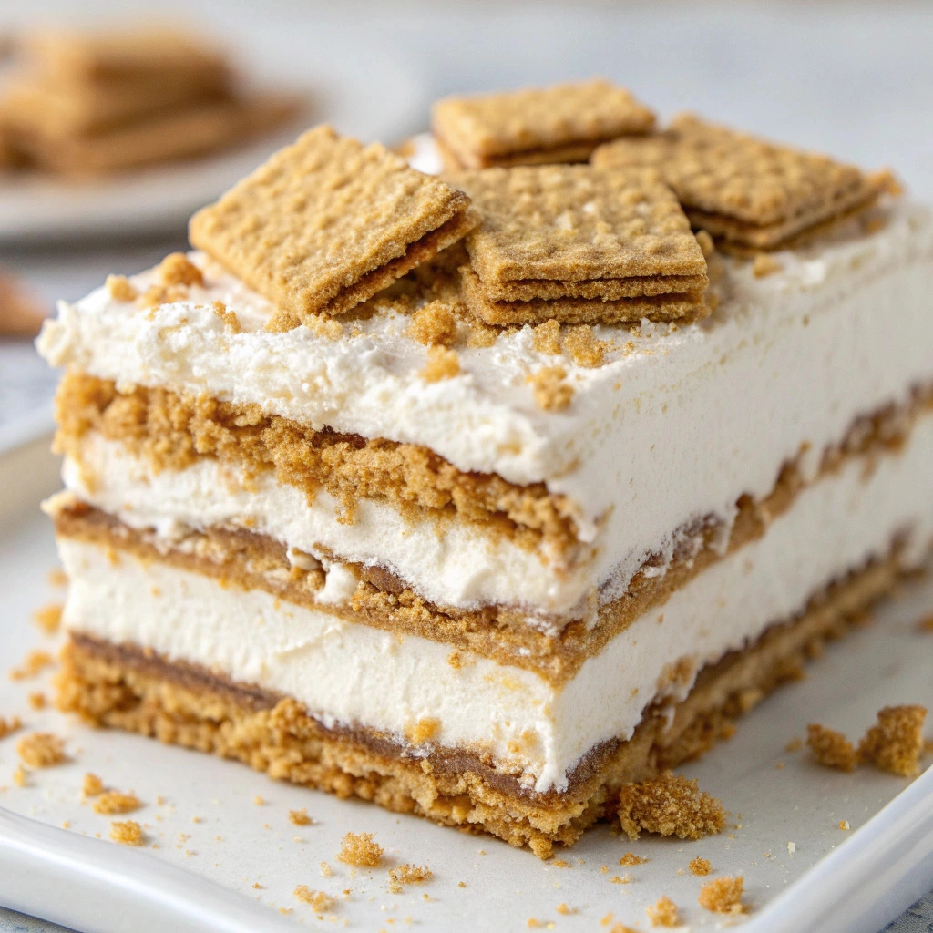 No Bake Graham Cracker Icebox Cake – mommealsdaily.com