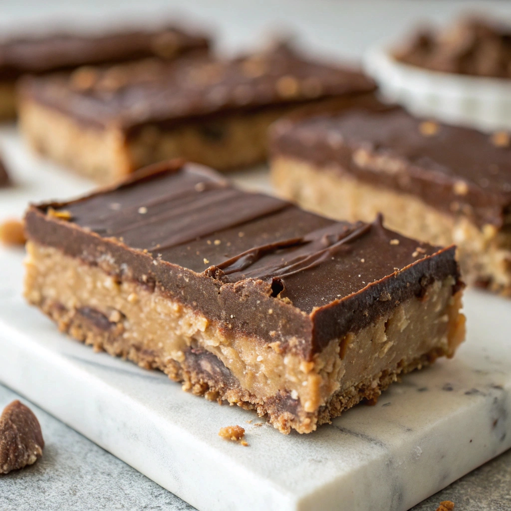 No Bake Chocolate Tahini Bars – mommealsdaily.com